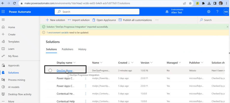 Progressus DevOps/Jira Integration